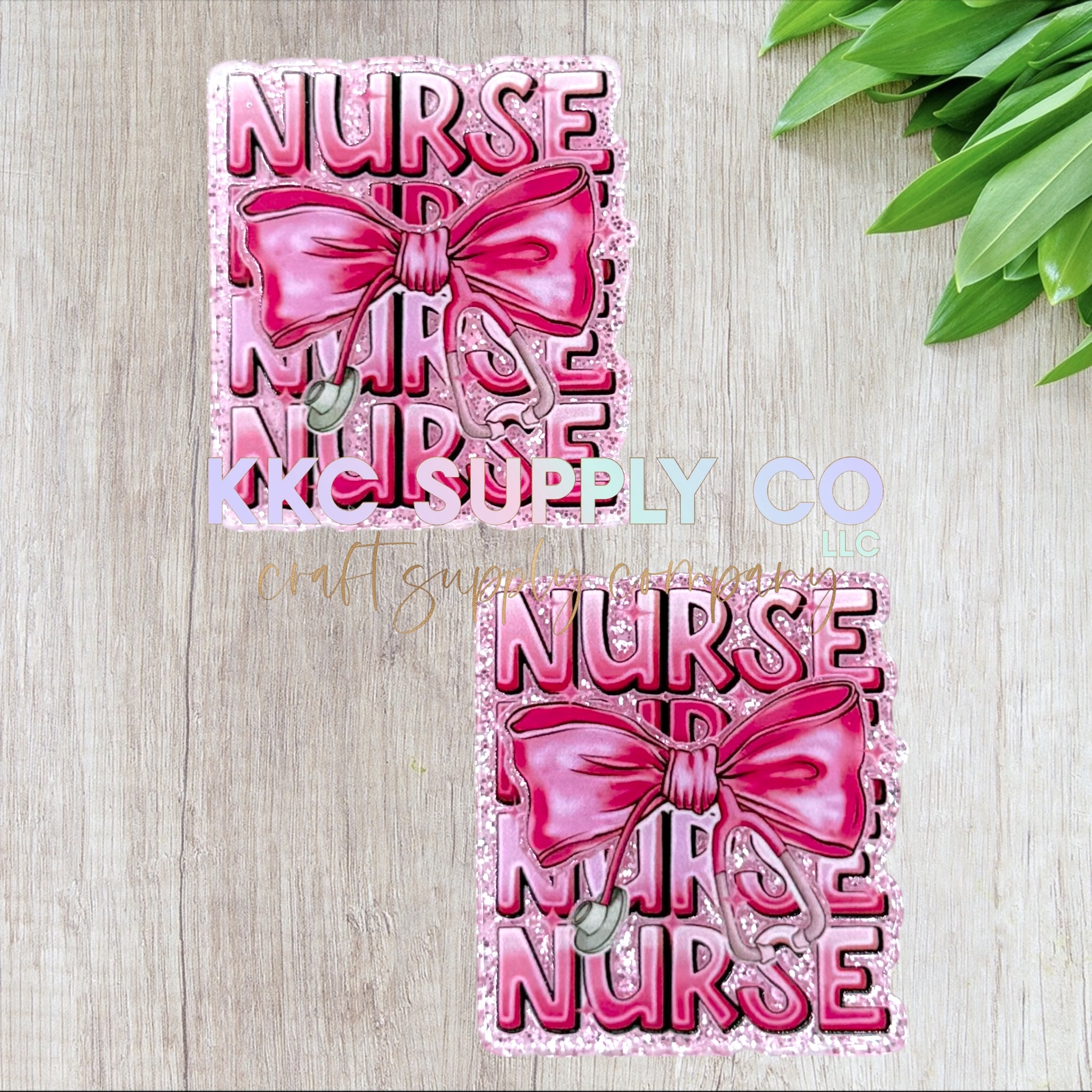 AT270-Nurse Stethoscope Bow-Acrylic Flatback – KKC Supply Co, LLC