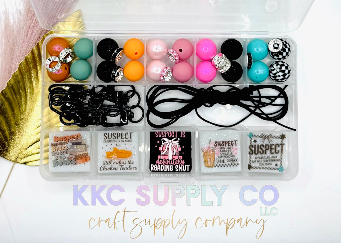 DIY E-Reader Strap Kit - Suspect Theme – KKC Supply Co, LLC